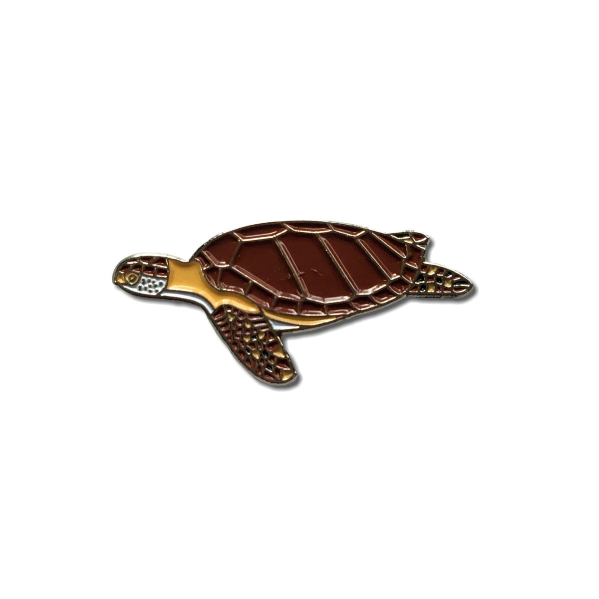 High Quality Metal & Enamel Turtle Pin Badge with Secure Locking Back ...