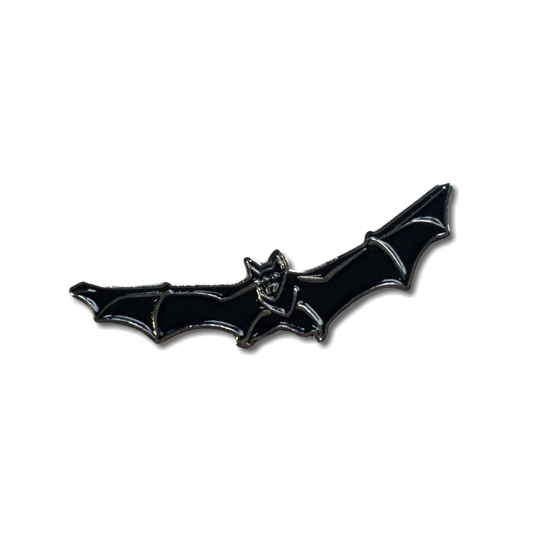 Quality Metal & Enamel Vampire Bat Pin Badge with Secure Locking Back ...