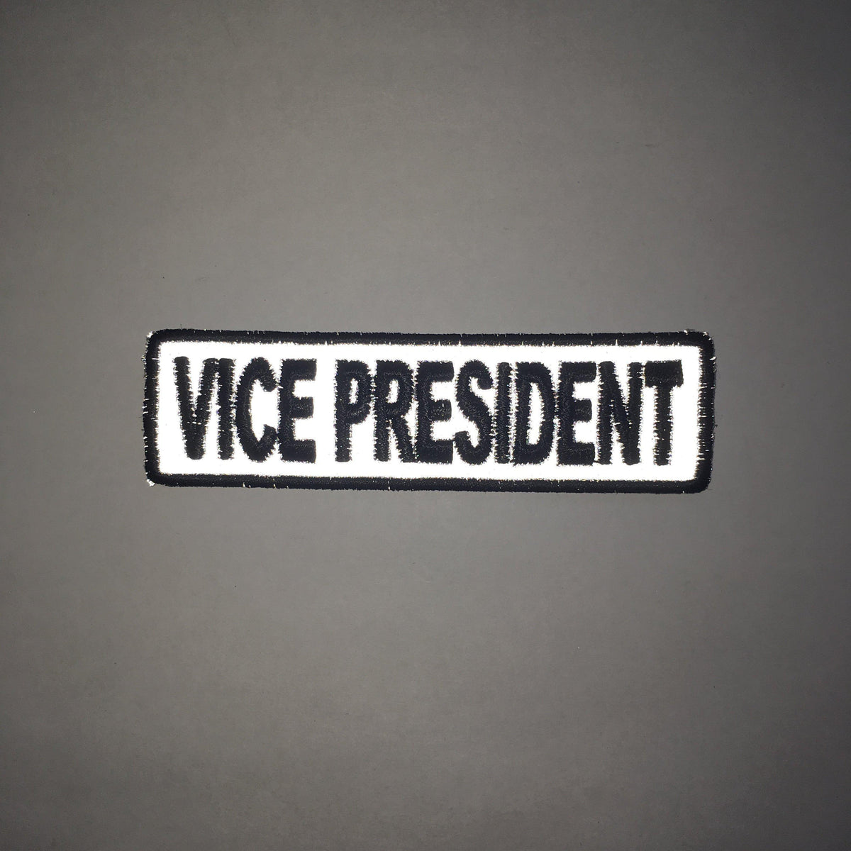 Embroidered Vice President Reflective Iron on Sew on Patch – PATCHERS